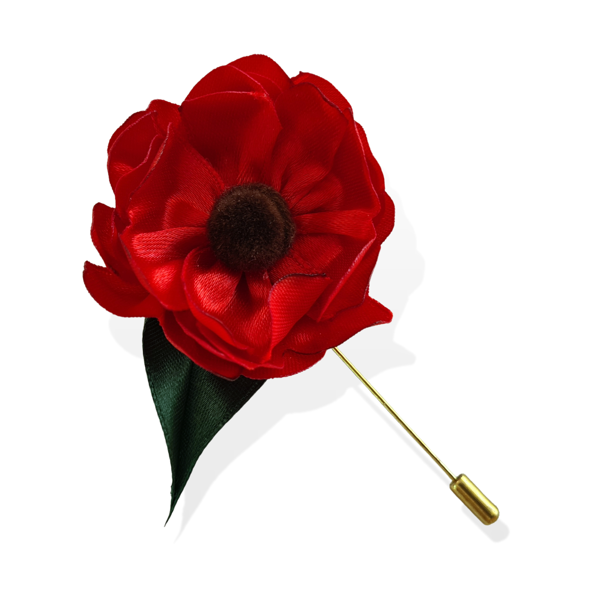 Poppy Boutonnière Remembrance Poppy Lapel Pin Boyfriend Gift Groomsman ...